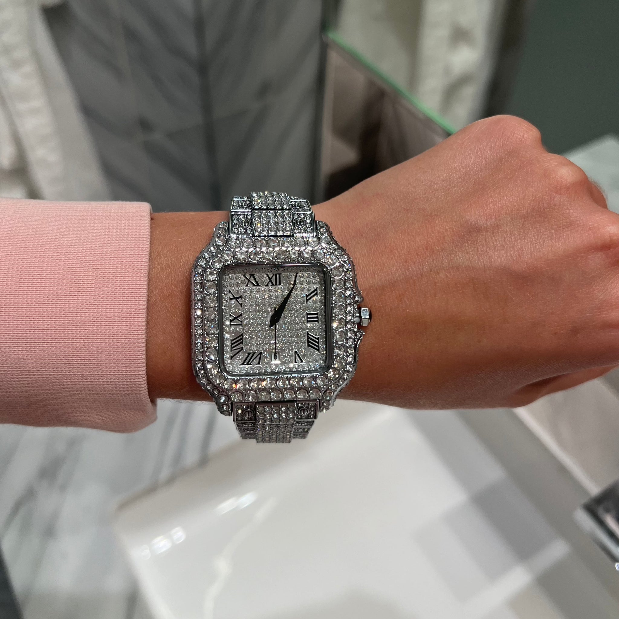 Silver Diamond Watch Women | Add Some Sparkle to Your Style | AD Luxury